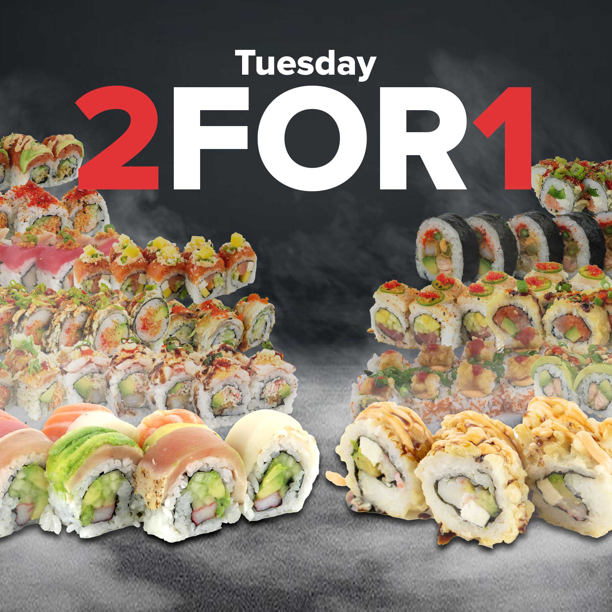 Tuesday 2 For 1 - Momiji Sushi Restaurant